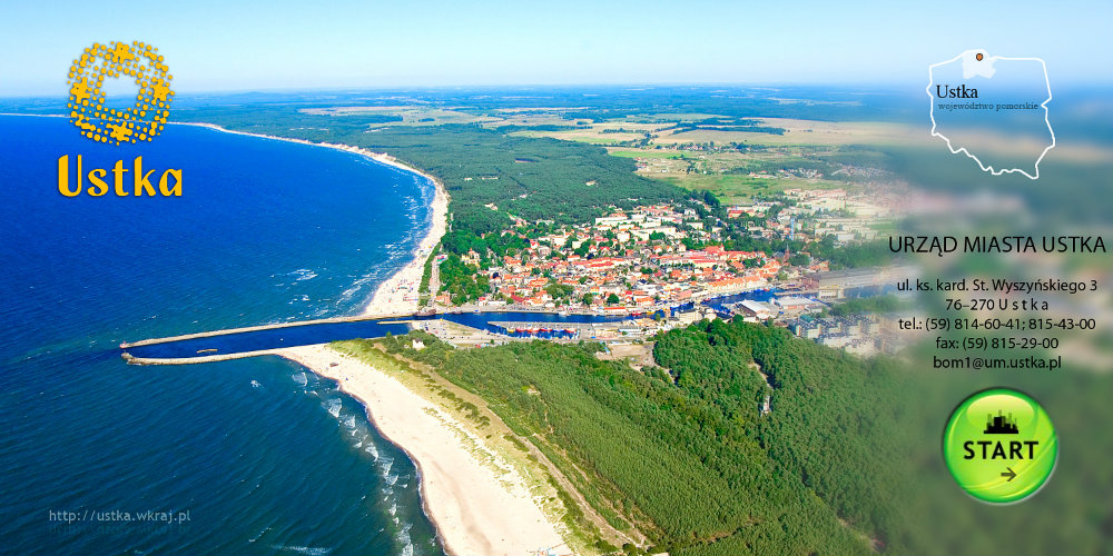 miasto Ustka - POWIAT SŁUPSKI | Prezentacja panoramiczna - wkraj.pl